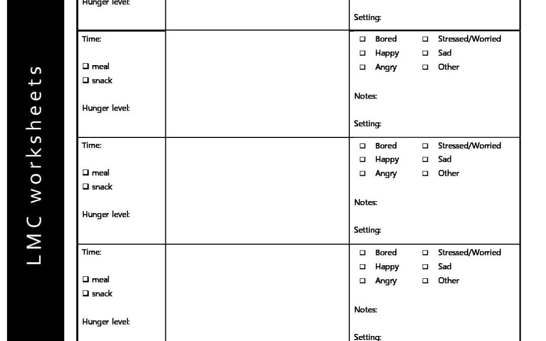 Emotional Eating Diary | LMC Healthcare: Helping You Understand and ...